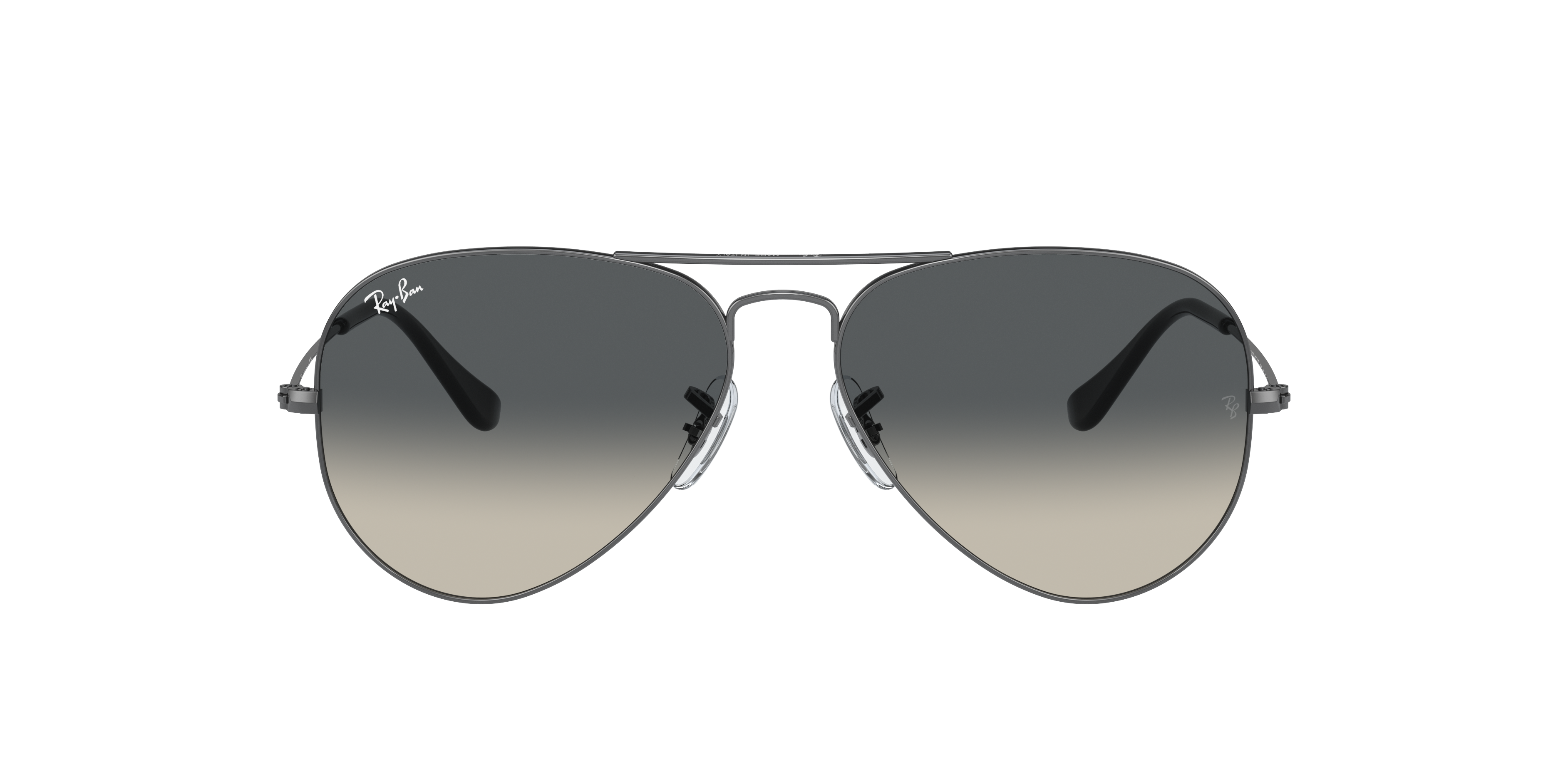 Ray-Ban RB3025 AVIATOR GRADIENT Sunglasses | Clearly